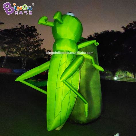 Giant Custom Inflatable Grasshopper Toy 7x3m Ideal For Party