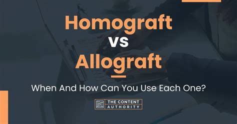 Autograft Vs Allograft Vs Homograft At Bruce Moreno Blog