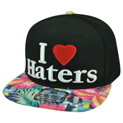 Snapbacks I Love Haters Pink