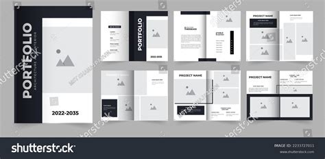 아키텍처 및 인테리어 포트폴리오 전문 아키텍처 스톡 벡터 로열티 프리 2233727011 Shutterstock