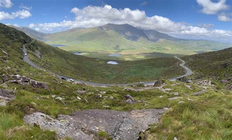 Conor Pass Waterfall A Panoramic Spot On Dingle Peninsula
