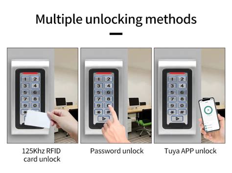 Aluminum IP Waterproof Standalone RFID Access Control Keypad With WiFi App Malta Access