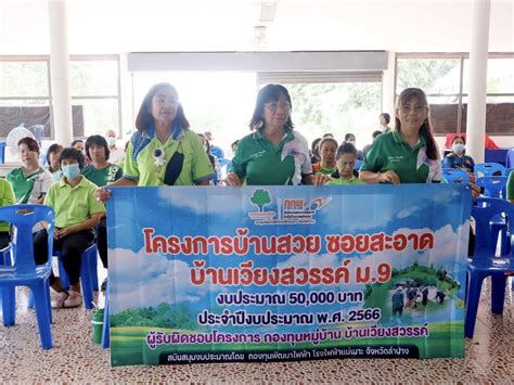 โครงการบ้านสวย ซอยสะอาด บ้านเวียงสวรรค์ หมู่ 9 ตำบลแม่เมาะ อำเภอแม่เมาะ จังหวัดลำปาง ประจำปี