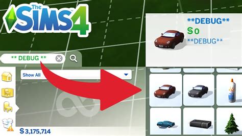 How To Get Debug Items Cheat Unlock Hidden Objects The Sims 4 YouTube