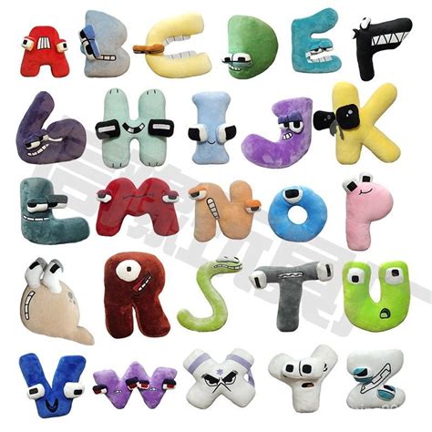 Alphabet Lore 字母傳説 毛絨公仔 玩偶 娃娃 啟懞敎育玩偶 字母玩偶 搞笑玩偶 創意娃娃 交換禮物 抱枕 蝦皮購物