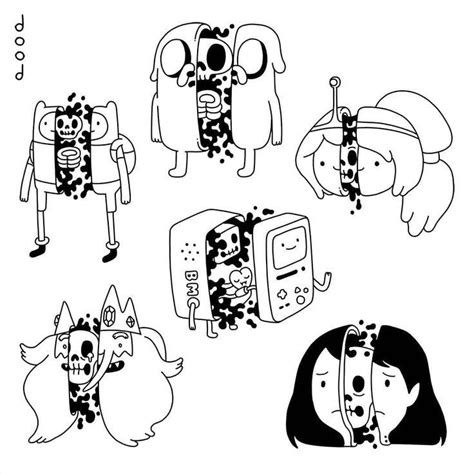 At Tattoo Idea Adventure Time Tattoo Time Tattoos Cartoon Tattoos