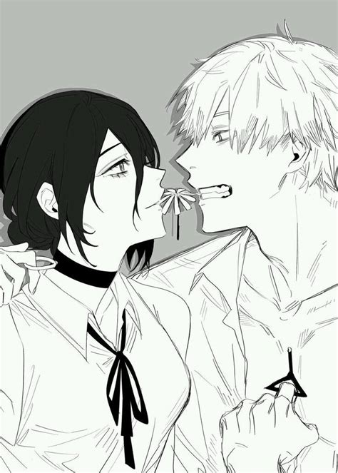Chain Saw Man Denji X Reze Fan Art Reze And Denji Fanart Reze Csm