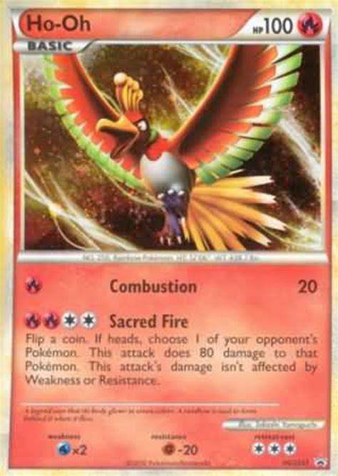 Pokemon Heartgold Soulsilver Heartgold Single Card Rare Holo Ho Oh