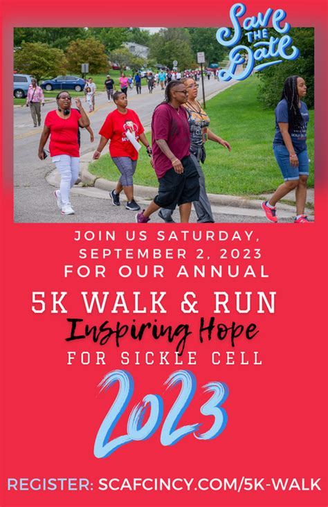5k Walk Run Inspiring Hope For Sickle Cell SCAFCINCY