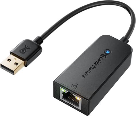 Cable Matters Adaptateur USB Rj45 Adaptateur Ethernet USB Prise En