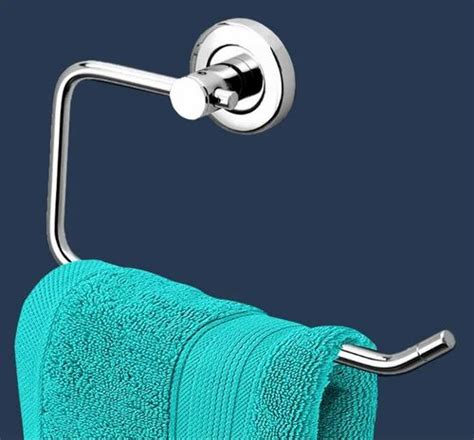 Stainless Steel Silver Ss Half Rectangle Towel Holder At Rs 117 Piece
