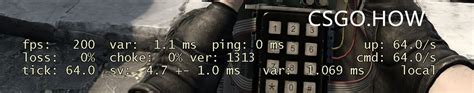 显示fps、延迟丢包率等网络参数 Netgraph相关控制台命令 Csgohow