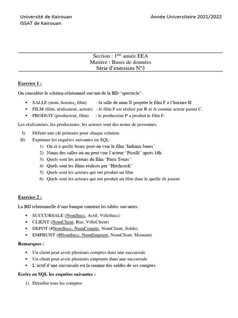 exercices ar sql 2022 pdf