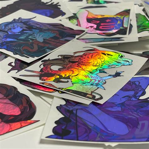 Holographic Decal Blind Pack Waifu Collection Creators Guild