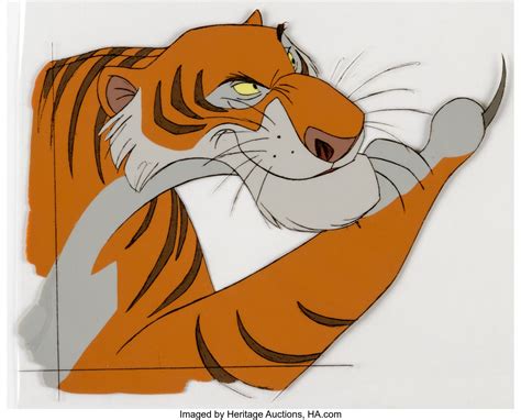 The Jungle Book Shere Kahn Production Cel Walt Disney 1967 Lot