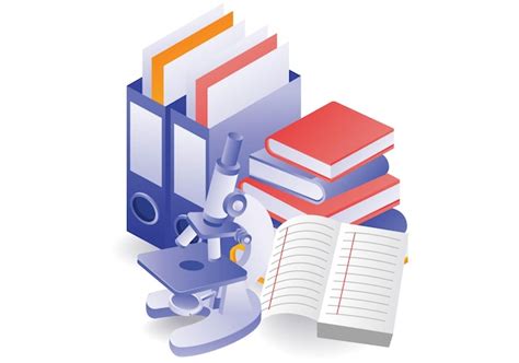 Back To School Laboratory Illustration Concept Premium Vector