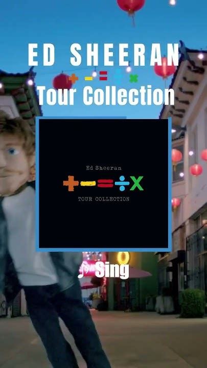 【ed Sheeran】本日発売🎉「 ×÷」tour Collection マスマティックス・ツアー・コレクション Edsheeran
