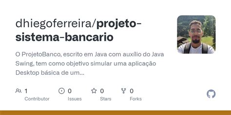 Github Dhiegoferreiraprojeto Sistema Bancario O Projetobanco