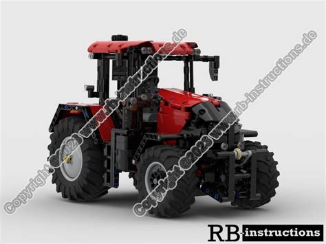 Lego Moc Tractor Optom With Power Functions By Rb Instructions