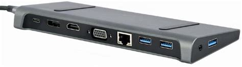 Концентратор USB-хаб Cablexpert 9in1 Grey (A-CM-COMBO9-02) – фото ...