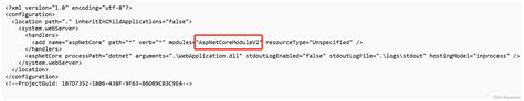Netcore Iis Aspnetcoremodulev Csdn