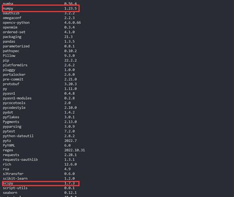 Incompatibility Issue Between Mmtrack Numpy And Scipy · Issue 820