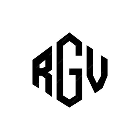 Premium Vector Rgv Letter Logo Design With Polygon Shape Rgv Polygon