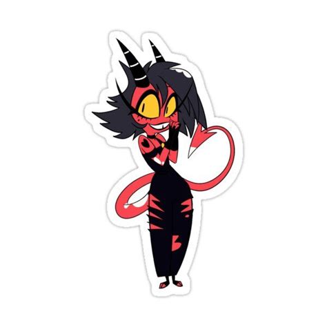 Helluva Boss Sticker By G Soufiane Mini Drawings Vinyl Decal