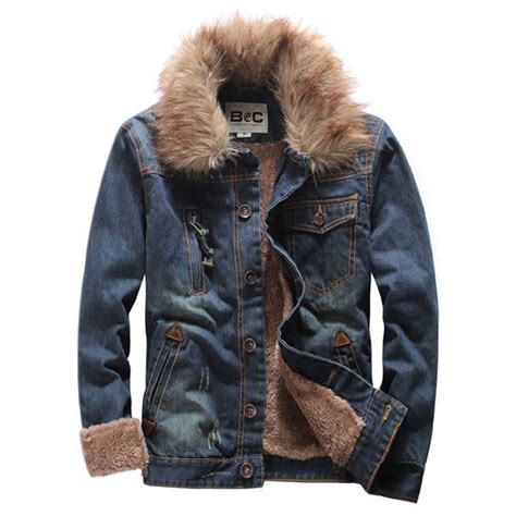 Popular Denim Jacket Fur Collar Men Buy Cheap Denim Jacket Fur Collar
