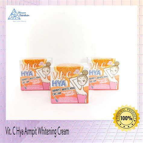 Jual Ar Vitamin C Vit C Hya Armpit Whitening Cream Krim Pemutih Ketiak