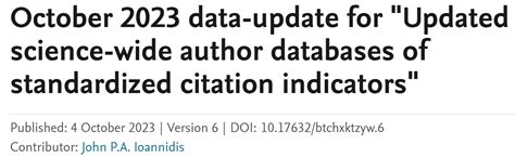 王兆慧老师入选2023全球 职业生涯科学影响力排行榜”和 年度科学影响力排行榜” 课题组新闻 环境氧化还原课题组