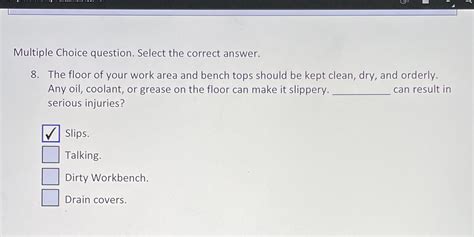 Solved Multiple Choice Question Select The Correct Answer 8 The