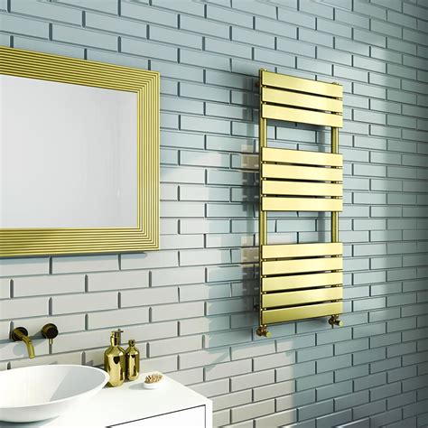 Buy Kartell Malibu Brushed Brass Towel Rail Poshrads