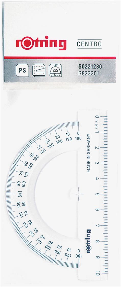 Rotring Centro Protractor Semicircular S0221230 The Online Pen