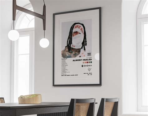 Almost Healed Lil Durk Album Cover Poster Album Tracklist Etsy