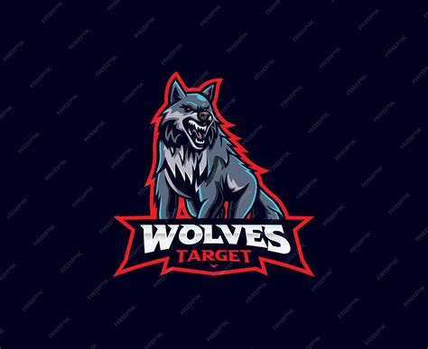 Premium Vector Wolves Mascot Logo Design
