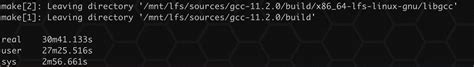 Linux From Scratch（lfs11 0）交叉编译临时工具 Gcc 11 2 0 第二遍 墨天轮