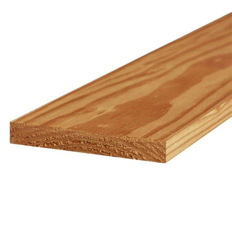 Weathershield 1 In X 6 In X 6 Ft Appearance Grade Cedar Tone