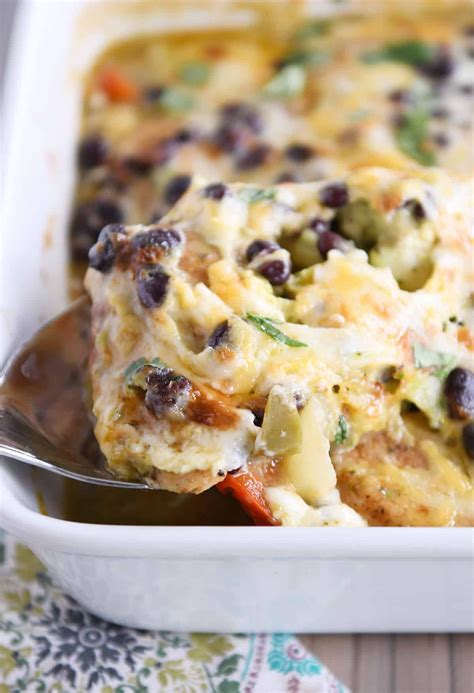 Cheesy Chicken Enchilada Bake Staceyskousen Copy Me That