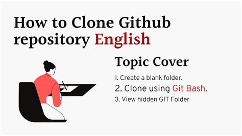 how to clone github repository english youtube