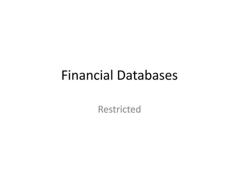 7 week7 financial databases 1 pptx