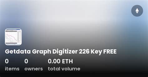Getdata Graph Digitizer 226 Key Free Collection Opensea