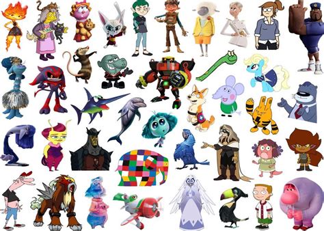Click The E Cartoon Characters V Quiz By Ddd62291