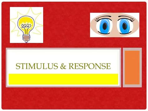 Ppt Stimulus And Response Powerpoint Presentation Free Download Id