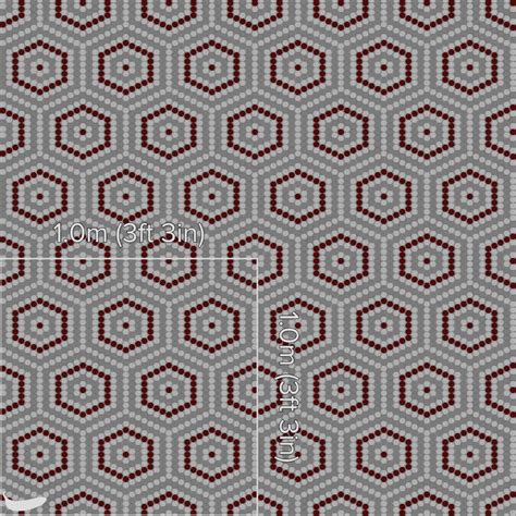 Penny Round Ceramic Glossy Tile Texture White Hexagon Poliigon