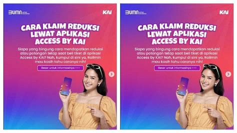 Cara Klaim Reduksi Tiket Kereta Api Melalui Aplikasi Access By KAI TribunNews