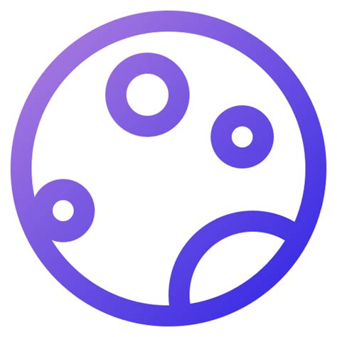 Ícone De Lua Generic Gradient