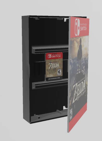 Obj File Nintendo Switch Game Holder For Cassette Case 📼・3d Printing
