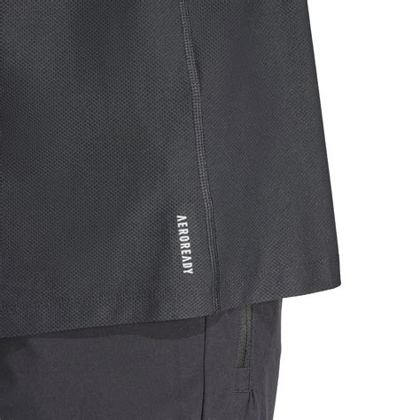 Adidas Short Sleeve Performance Running Top Black