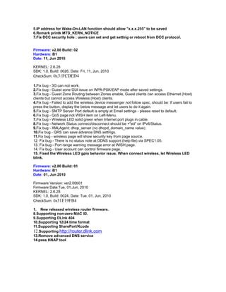 Dir B Fw Releasenote Pdf